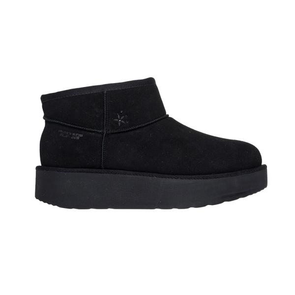 ハンズフリーでスッと足入れ、サッとお出かけ♪立ったまま手を使わなくてもラクに履けるスリップインズシリーズのあったかブーツ♪見た目にも暖かなスエードアッパーに、撥水スコッチガード加工を施した水や汚れに強い仕様。内側全面にもこもこのウール混ボア...