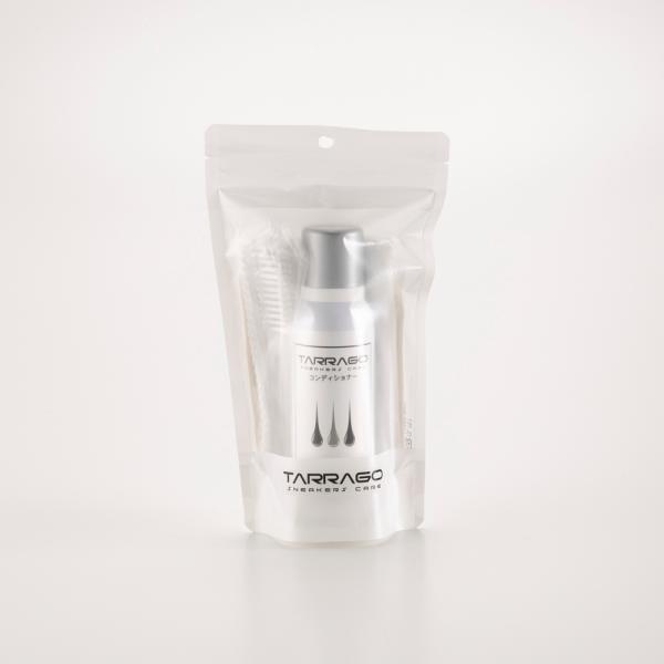 スニーカーにも栄養と潤いを！ブラシとクロスがセットになった簡単ケアセットです。【タラゴ/tarrago】【カラーバリエーション】ノンカラー【TARRAGO（タラゴ）スニーカーレスキュー　125ml】天然皮革やエナメルに使えるクリーニング・栄...