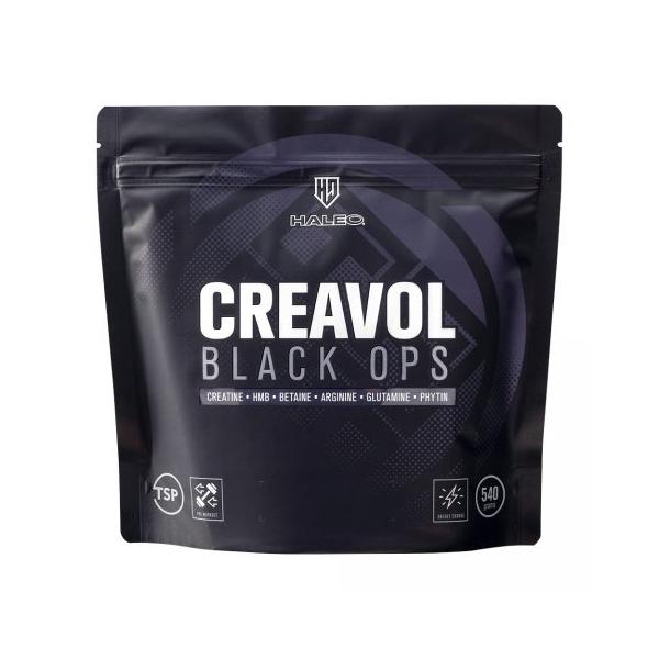 【トップアスリートのためのクレアチン】 HALEO（ハレオ） CREAVOL（クレアボル）BLACK OPS　540g瞬発力・爆発力のある筋肉を造る商品説明POWER.  PERFORMANCE.  SIZE.クレアボルブラックは、チームH...