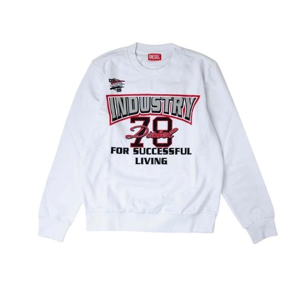 ■商品詳細フロントに大胆なINDUSTRYロゴとナンバリング78を配した、インパクト抜群のスウェットシャツ。ブラック×レッドの力強い配色がホワイトボディに映え、ストリートテイストを色濃く感じさせる仕上がり。左胸にはDSL 55ロゴをさりげな...