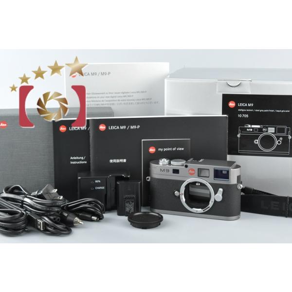 ライカ 【中古】Leica M9 スチールグレーペイント 10705 レンジ ライカ 【中古】Leica M9 スチールグレーペイント 10705 レンジ