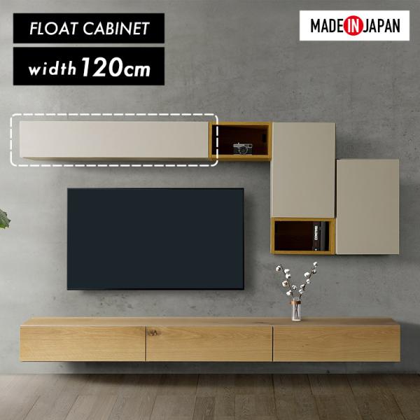 ■商品の特徴壁に設置するフロートタイプのキャビネット。空間に抜け感が生まれ、お部屋が広く見えます。床に接地しないため、掃除機やお掃除ロボットもスムーズに使えます。■主な仕様ソフトダウンステー仕様■サイズ幅120cm×奥行35cm×高さ23c...