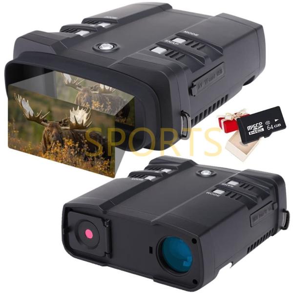 [1080P FHDビデオと写真をお楽しみください]-3倍デジタルズーム、2倍IRズーム、3倍から10倍の倍率の31mm対物レンズ絞りを備え、強力なズーム機能を実行してオブジェクトを照らします。優れたイメージインテンシファイアと高感度イメー...