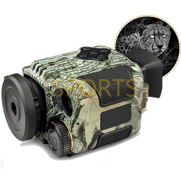 [全光学単眼システム]-5倍のデジタルズームと1倍の光学倍率を備えた高性能デジタルナイトビジョン単眼がターゲットに近づきます。 18mmの対物レンズと完全にマルチコーティングされた光学系を備えたナイトビジョン単眼は、クリアな視界を実現します...