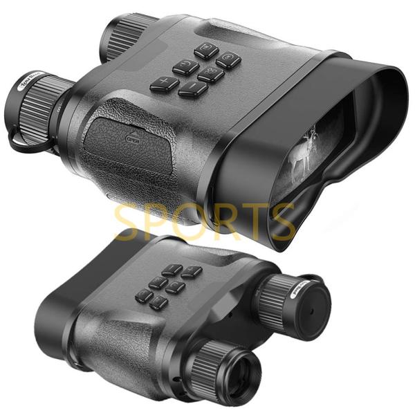 [全光学双眼鏡システム]-複層ガラスの対物レンズ、高感度センサーを備えた高性能デジタル暗視双眼鏡、2倍の倍率、4倍デジタルズーム、30 mm対物レンズ、内蔵CMOSセンサーなどの優れた光学性能2.3インチTFTディスプレイスクリーン、HDワ...