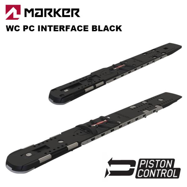 MARKER マーカー スキー プレート単品 WORLD CUP PC INTERFACE BLACK 23-24モデル
