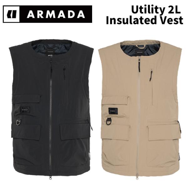 ARMADA アルマダ ウェア Utility 2L Insulated Vest 24-25(2025)モデル ジャケット