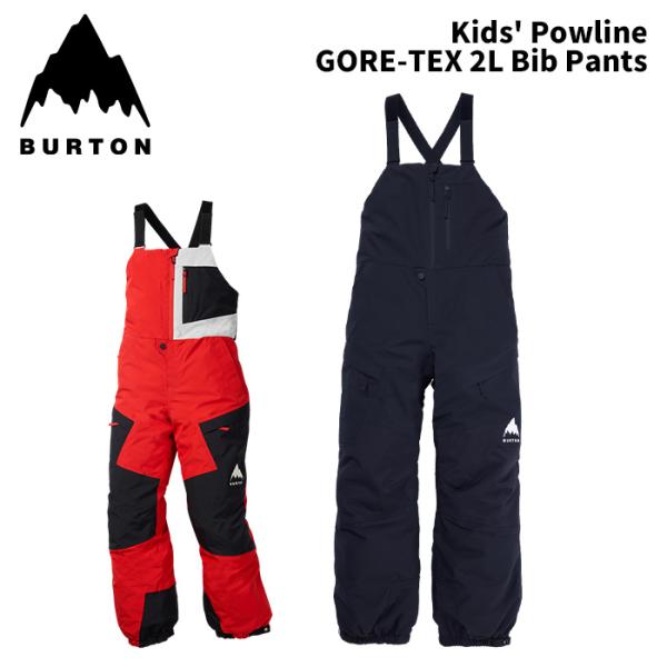 BURTON バートン ウェア Kids' Powline GORE-TEX 2L Bib Pants 25-26(2026)モデル ジュニア パンツ