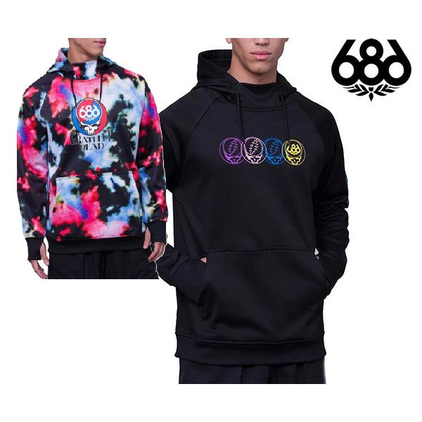 686【BONDED FLEECE PULLOVER HOODY】ロクハチロク ボンデッドフリースプルオーバー 撥水パーカー グレイトフルデッド 23-24モデル