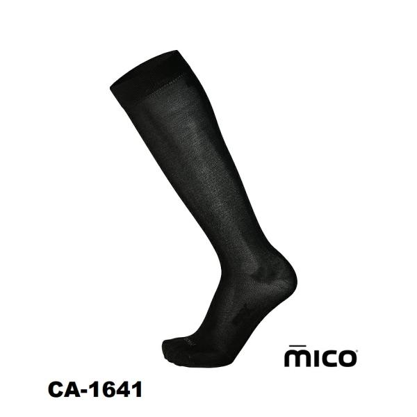 mico ミコ【SKI SOCKS CA1641：BLACK】スキーソックス ユニセックス スキー靴下 X-RACE EXTRA-LIGHT SKI SOCKS