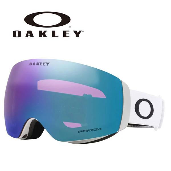 OAKLEY オークリー ゴーグル FLIGHT DECK M / MATTE WHITE / PRIZM ICED IRIDIUM / OO7064-G1 24-25モデル【返品交換不可商品】