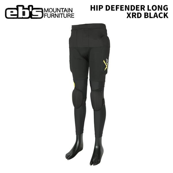 eb's エビス HIP DEFENDER LONG XRD BLACK ヒップディフェンダーロングXRD プロテクターボトムス 25-26モデル