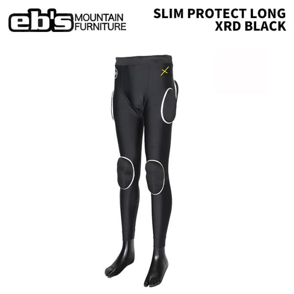 eb's エビス SLIM PROTECT LONG XRD BLACK スリムプロテクトロングXRD プロテクターボトムス 25-26モデル