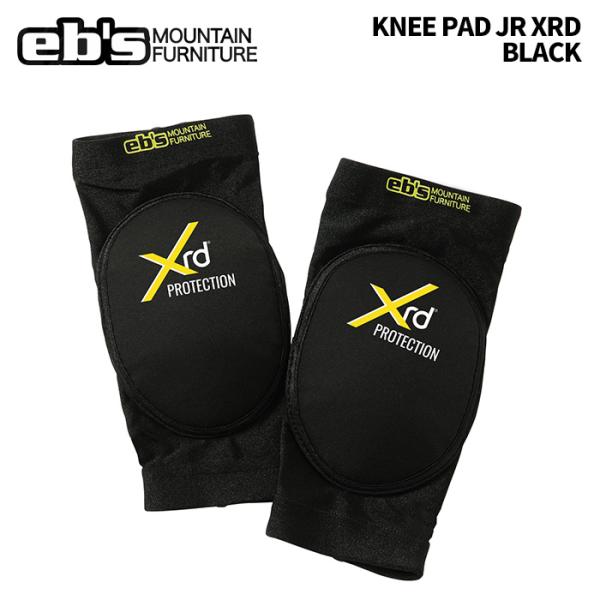 eb's エビス KNEE PAD JR XRD BLACK ニーパッド ジュニア XRD プロテクター 25-26モデル ジュニア