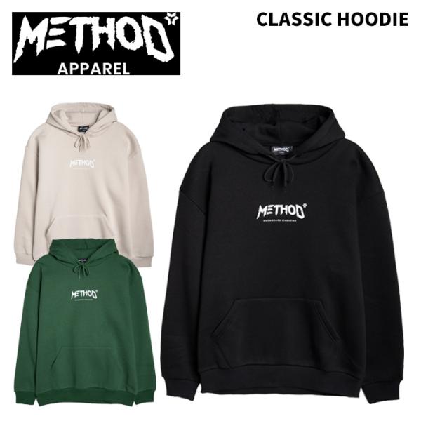 METHOD メソッド CLASSIC HOODIE パーカー フーディー 25-26モデル