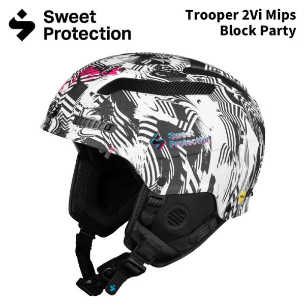 【840118】SWEET PROTECTION スウィートプロテクション ヘルメット Trooper 2Vi Mips Block Party 25-26 モデル