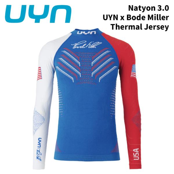 UYN U100529 ウィン ベースレイヤー シャツ Natyon 3.0 UYN x Bode Miller Thermal Jersey 25-26モデル
