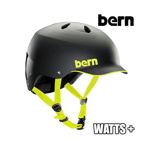 Bern【WINTER WATTS PLUS+：MATTE BLACK / LIME】バーン　ウィンター　ワッツプラス　ジャパンフィット　大人用　ヘルメット　スキー　スノーボード