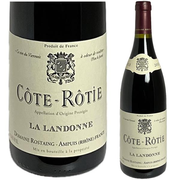 ・名称：果実酒（赤ワイン）・内容量：750ml・原材料：ブドウ・生産地　フランス／ローヌ・格付　AOCコート・ロティ・品種　シラー・味わい　フルボディ・保存方法：直射日光を避け、涼しい場所で保管・販売者：（有）富士　FJワインセラー