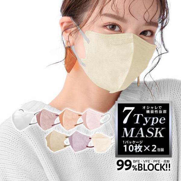 【商品内容】：3D立体マスク【タイプ】：1/2/3/4/5/6/7【サイズ】：S/M/L【本体・フィルター素材】：ポリプロピレン【ワイヤー素材】：ポリエチレン【耳ひも素材】：ポリエチレン・ポリウレタン○使用上の注意事項○※衛生用品のためご返...