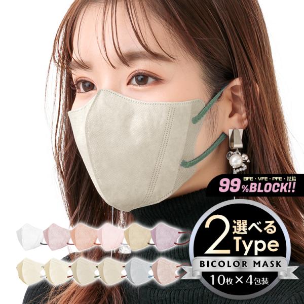 【商品内容】：3D立体マスク 　40枚【タイプ】：A/B【サイズ】：M/L【カラー】：ホワイト/サンドベージュ/サンドベージュ(2)/スモーキーピンク/ピンクベージュ/ピーチ/ミルクティー/ラベンダーピンク/アイボリー/アイボリー(2)/グ...