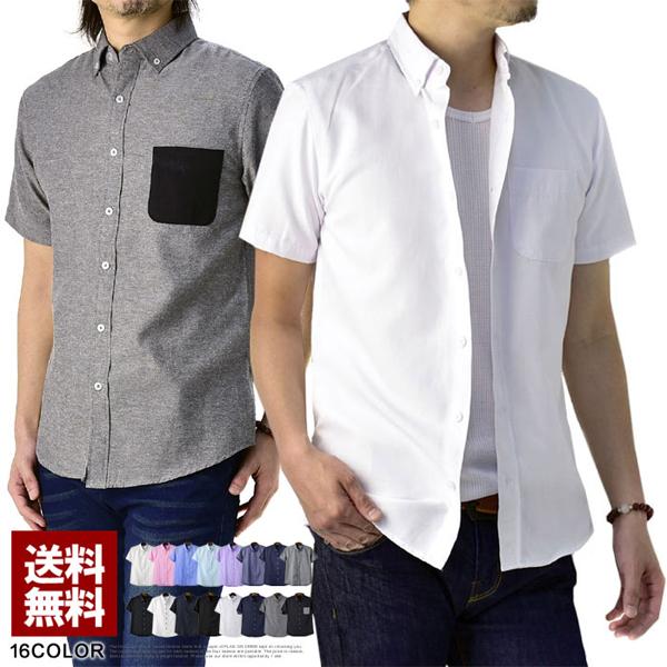 RAFFRULE 半袖 シャツ メンズ ボタンダウン オックスフォード RAFFRULE 半袖 シャツ メンズ ボタンダウン オックスフォード