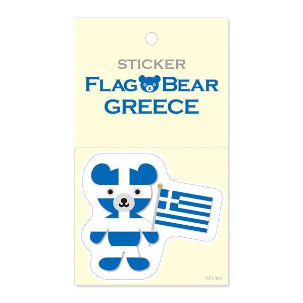 ●フラッグベアーステッカー（シール）素材　ホワイト塩ビ、耐水性・耐候性のある丈夫な素材、強粘着タイプ●ステッカーサイズ　大（L）約85×95mm・小（S）約45×50mm●パッケージサイズ　大（L）約105×180mm・小（S）約60×10...