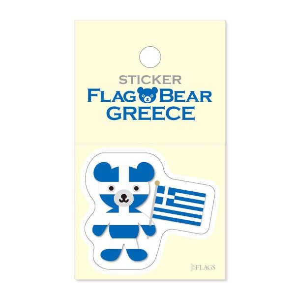 ●フラッグベアーステッカー（シール）素材　ホワイト塩ビ、耐水性・耐候性のある丈夫な素材、強粘着タイプ●ステッカーサイズ　大（L）約85×95mm・小（S）約45×50mm●パッケージサイズ　大（L）約105×180mm・小（S）約60×10...