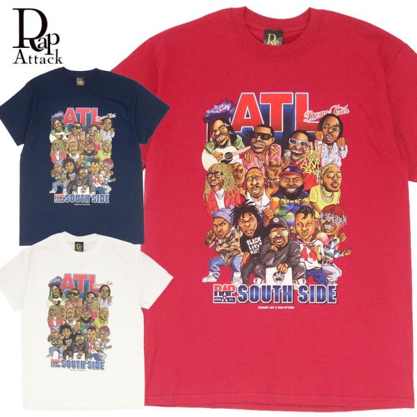 Rap Attack/ラップアタック Tシャツ 半袖 アトランタ/Fuckin Jay × Rap Attack ATL Tee RASP21-ST006Rap Attack/ラップアタック Tシャツ 半袖 アトランタ/Fuckin Jay...