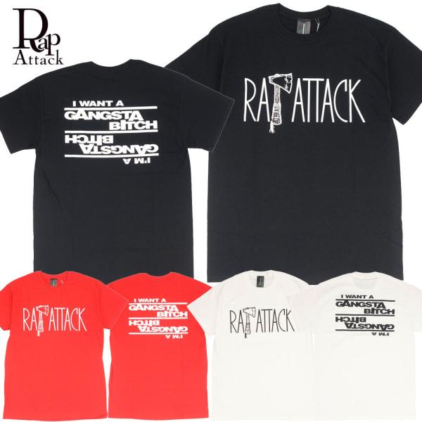 Rap Attack/ラップアタックTシャツ 半袖 Twigy コラボ/Gangsta Bitch Tee　RASP21-ST001Rap Attack/ラップアタックTシャツ 半袖 Twigy コラボ/Gangsta Bitch Tee　...