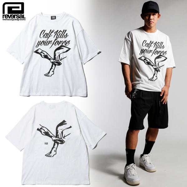 reversal/リバーサル｜Tシャツ 半袖 ビッグシルエット オーバーサイズ/CALF KILLS OVER SIZE TEE rv24ss005｜ストリート スケーター スポーツ アクティブ 格闘reversal/リバーサル｜Tシャツ ...