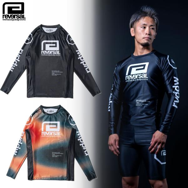 reversal/リバーサル｜ラッシュガード 長袖/THERMOGRAPHY LONG RASH GUARD /rv24aw601｜吸汗速乾性 スポーツ トレーニング 格闘技 ジム フィットネス アクティreversal/リバーサル｜ラッシ...