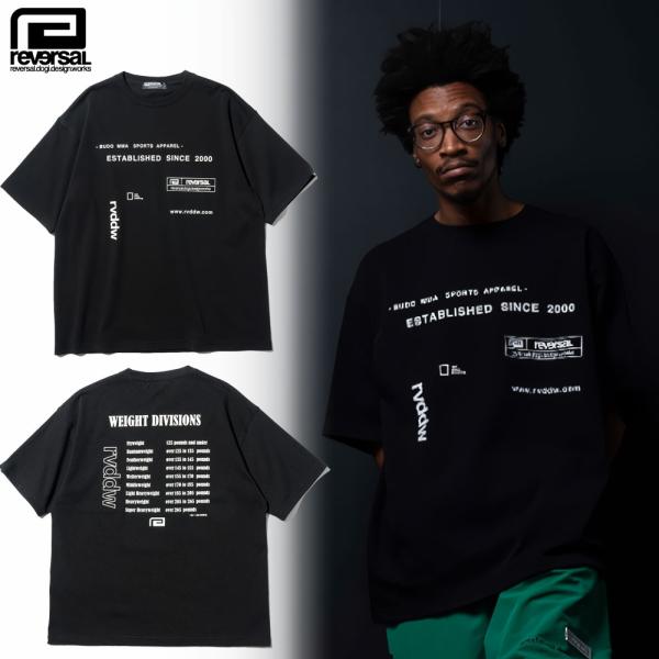 reversal/リバーサル｜ 半袖Tシャツ コットン/WEIGHT DIVISIONS COTTON TEE rv25ss001｜ストリート スケーター スポーツ アクティブ 格闘技reversal/リバーサル｜ 半袖Tシャツ コットン/...