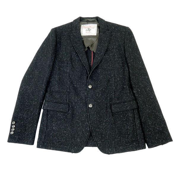 【ブランド】MESSAGERIE メッサジェリエ【アイテム】ジャケット【素材】ウール64% ポリアミド25% シルク11%【カラー】ブラック【サイズ】表記サイズ 50【肩幅】45cm【身幅】48cm【着丈】71.5cm【袖丈】65cm【ラン...