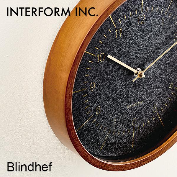 【送料無料】文字盤にはフェイクレザーを使用し、インデックスと針のゴールドでより高級感のあるデザインに。空間に映えるダークトーンが大人っぽい印象を与えます。■品番：ITF-CL-3354BKITF-CL-3354BN■カラー・デザイン：○ブラ...