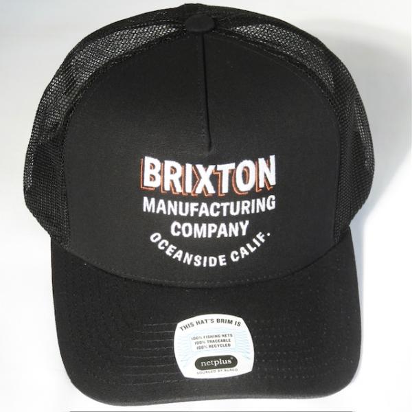 フロントパネルの内側には芯が入っていて型崩れしにくい仕様です。ワンサイズ フリー　（バックのアジャスターでサイズ調節できます）フロント：刺繍コットン43％ ポリ57％新品、BRIXTON JAPAN正規品代引き便、銀行振り込みも可能で