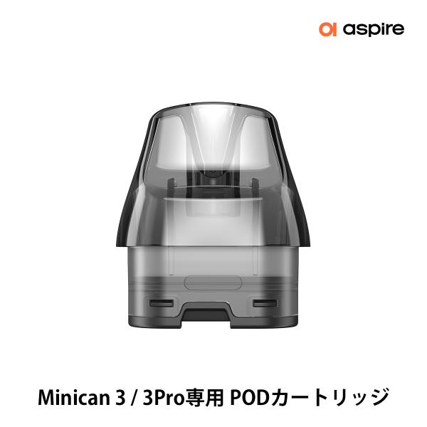 ●Aspire Minican3 / 3 Proコイル専用 PODカートリッジ 1個入り(アスパイア ミニカン3 プロ)●破損してしまった際の予備や、リキッドの使い分けにおすすめです！●専用のコイルと組み合わせれば、minican+やmin...