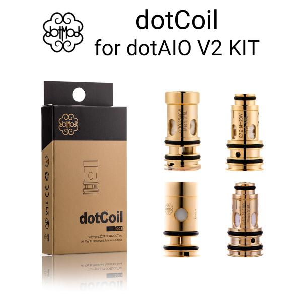 商品説明●dotmod dotCoil (ドットモッド ドットコイル) 5個入り●dotAIO V2 KIT・dotStick REVOに対応●0.3Ω・0.7Ωの2種類に加え、0.15Ω・0.9Ωが新たにがラインナップ！メッシュコイルらし...