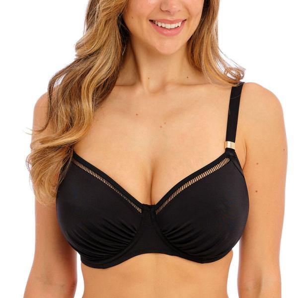 80%をリサイクルナイロンで作ったEveden Swim新定番のEast Hampton。タイムれすなブラックに一部ポイントをあしらったスタイリッシュなデザインです。バストのコンプレックスをカバーしてくれる、ギャザー入りのビキニトップ。 フ...