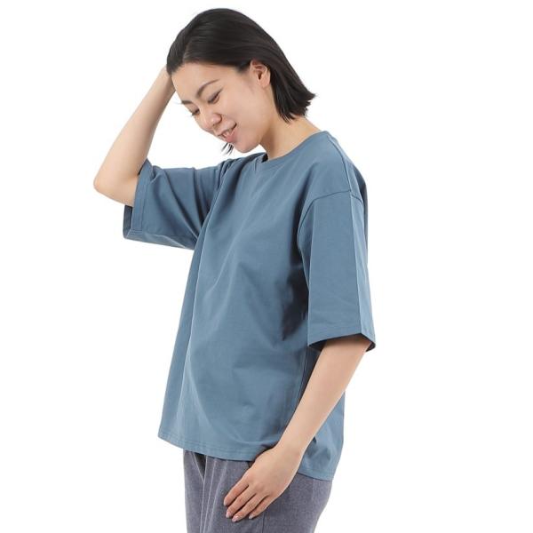 オーバーサイズ 体型カバー Tシャツ レディース メンズ 夏 綿 コットン ゆったり big 大き目 20代 30代 40代 50代 60代 大人 シンプル ベーシック ナチュラル 着回し・素材：綿 100%・サイズ(単位cm)： M(身長...