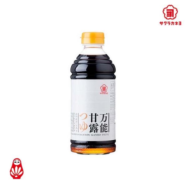 ★1927年から地元鹿児島で愛され続けている味噌・醤油の老舗サクラカネヨ吉村醸造★サクラカネヨ吉村醸造の醤油で造った風味豊かなつゆです。天つゆ・吸物・煮物・丼物などにお使いいただけます。原材料名：しょうゆ(混合)(大豆、小麦を含む)、砂糖、...