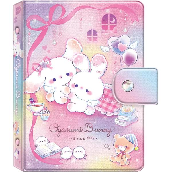 かわいいイラスト入りシールバインダーかわいい 立体 シール ぷっくり ぷくぷく シール交換 収集 シール帳 バインダー シール収納 シールケース デコ収納 推し活グッズ コレクションファイル シール整理 かわいい文具 女の子文具 キャラクタ...