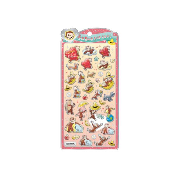 【発売日：2026年09月07日】商品詳細商品名：おさるのジョージ うるちゅるポップシールメーカー：クラックス品番：141272JAN：4550451412724キャラクター：おさるのジョージ種類：シール、デコシール、キャラクターシール、立...