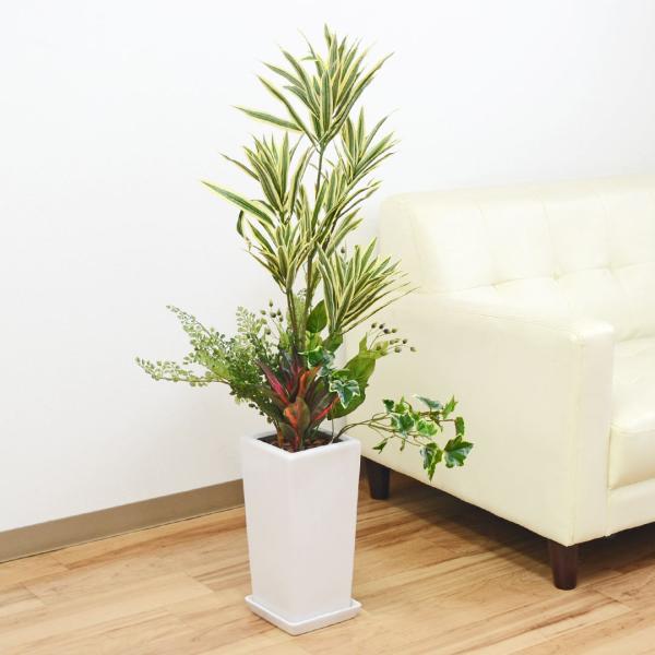 送料無料!【商品サイズ】商品全体の高さ: 約90cm〜100cm陶器鉢の高さ: 約30cm 幅約15cm ±2cm程の誤差がある場合がございます。※サイズには誤差がある場合がございます。【商品内容】人工観葉植物 寄せ植え(ドラセナ・ソングオ...