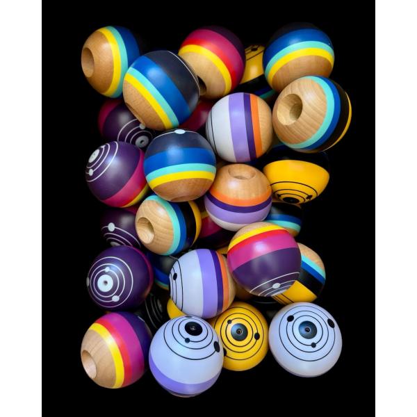 NEO クリアコート仕上げ - ヨーロッパで手作業で塗装62mm Tama - 滑らかな手触り / マットな外観所定の位置に収まるグリップと滑りの比率 23mm タマベベル4 つのオプションから色を選択してください - ラベンダー / パー...