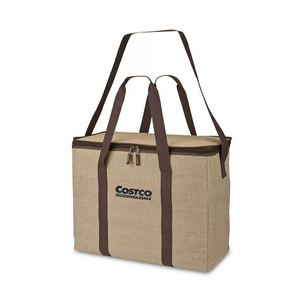 ●商品名 コストコ COSTCO クーラーバッグ 保冷バッグ ジュート 2023年 新デザイン ブラウン サスティナブル ショッピング アウトドア ●特徴 ショッピングクーラーは、サスティナブル素材のジュートでできており、高密度断熱材を使用...