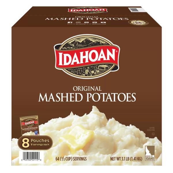●商品名コストコ　マッシュポテト アイダホアン IDAHOAN  COSTCO 大容量 1箱 [176g 8袋] グルテンフリー 個包装 混ぜるだけの簡単調理 業務用 アイダホ産じゃがいも クリーミー 備蓄 非常食 防災 飲食店 居酒屋 ホ...