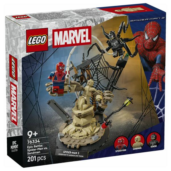 ●商品名レゴ LEGO スパイダーマン MARVEL スパイダーマンとサンドマンの最終決戦 76334 プレゼント ギフト 誕生日 パズル おもちゃ ブロック●特徴・スパイダーマンの組み立ておもちゃ ? 豊かな創造力でマーベルスタジオ『スパ...