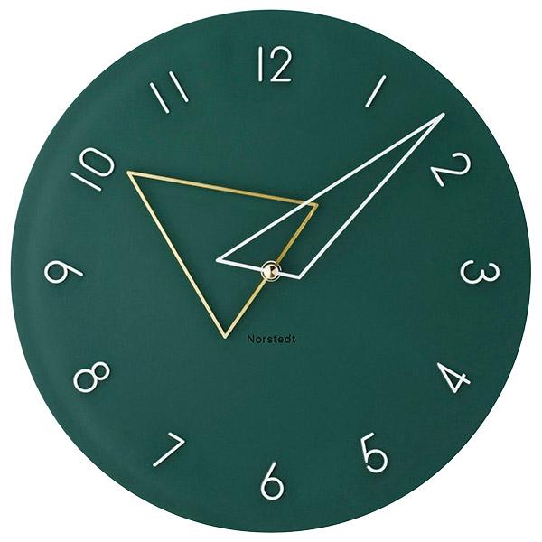 ジオメトリックな針が目を惹く、遊び心にあふれたコルミオウォールクロックグリーン。大小の三角形で表した長針と短針の重なり具合が時間経過によって変わり、眺めるたびに新鮮さを感じさせます。[ カラー ] グリーン[ サイズ ] φ=300,D=3...
