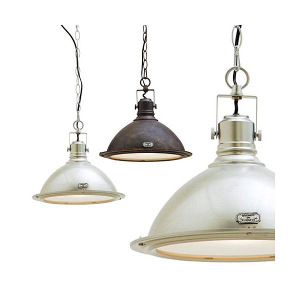 ファクトリーデザインにアンティークテイストがマッチしたヴェルダンペンダントライト。インテリアの一部として奥行きを生むオシャレなペンダント照明です。素材感を生かしたシンプルな半円のセードがストイックな印象と潔さを感じられる仕上がり。[ カラー...